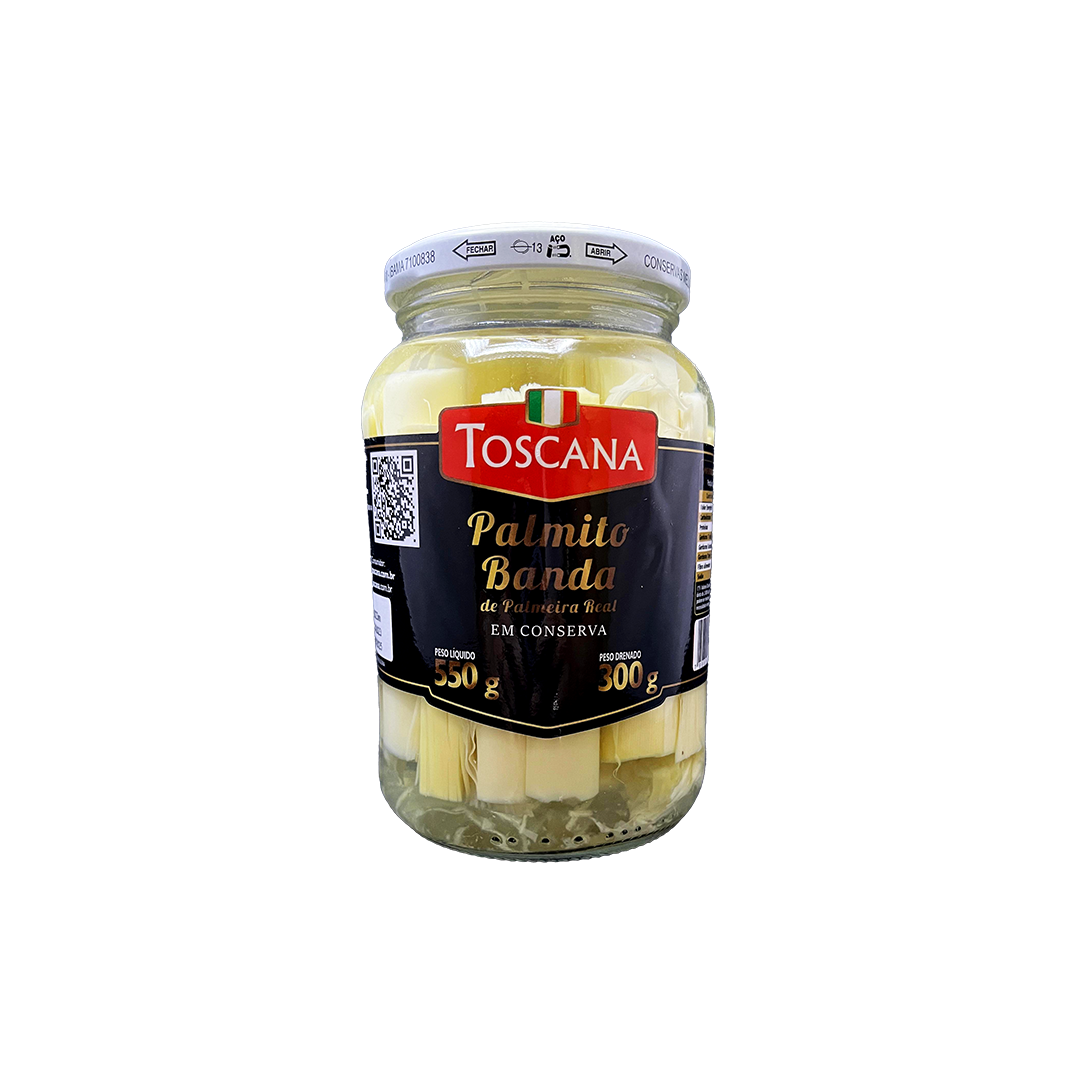 Palmito Banda 300 G Alimentos Toscana